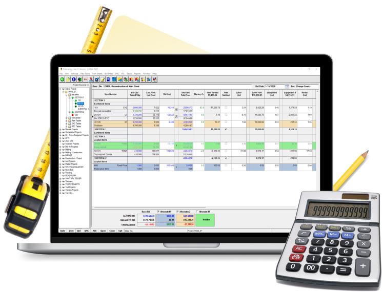 Heavy Construction Estimating Software | The Construction Link Incorporated